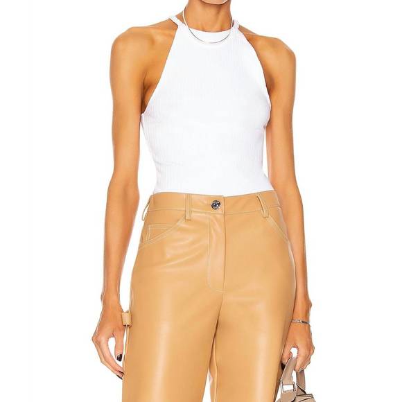 The Range | Tops | New The Range Braided Strap Halter Top In White ...